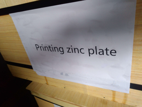 Kuwait customer ordered 150pcs zinc etching plates - Zinc Printing ...